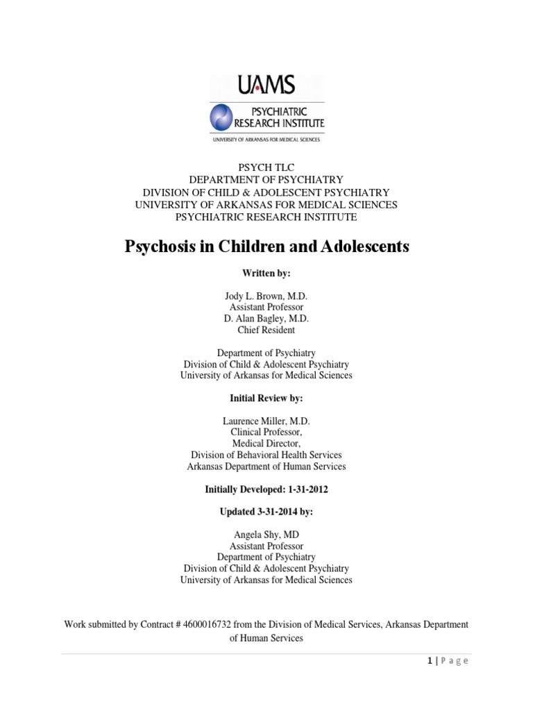 Psychosis PDF | PDF | Psychosis | Schizophrenia