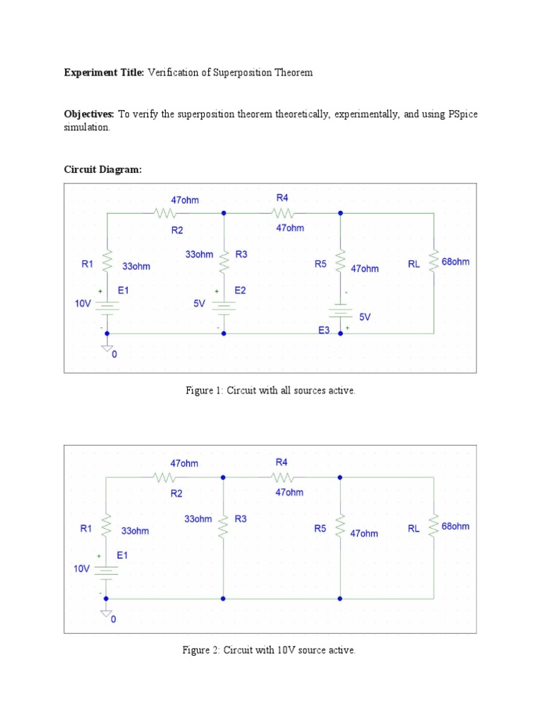 Superposition Theorem Verification Experiment | PDF | Scientific Method | Physics