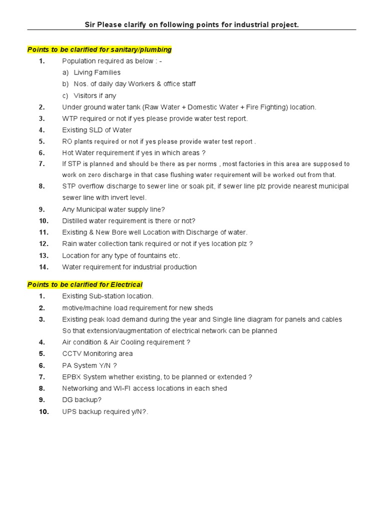 MEP Point To Be Clear | PDF