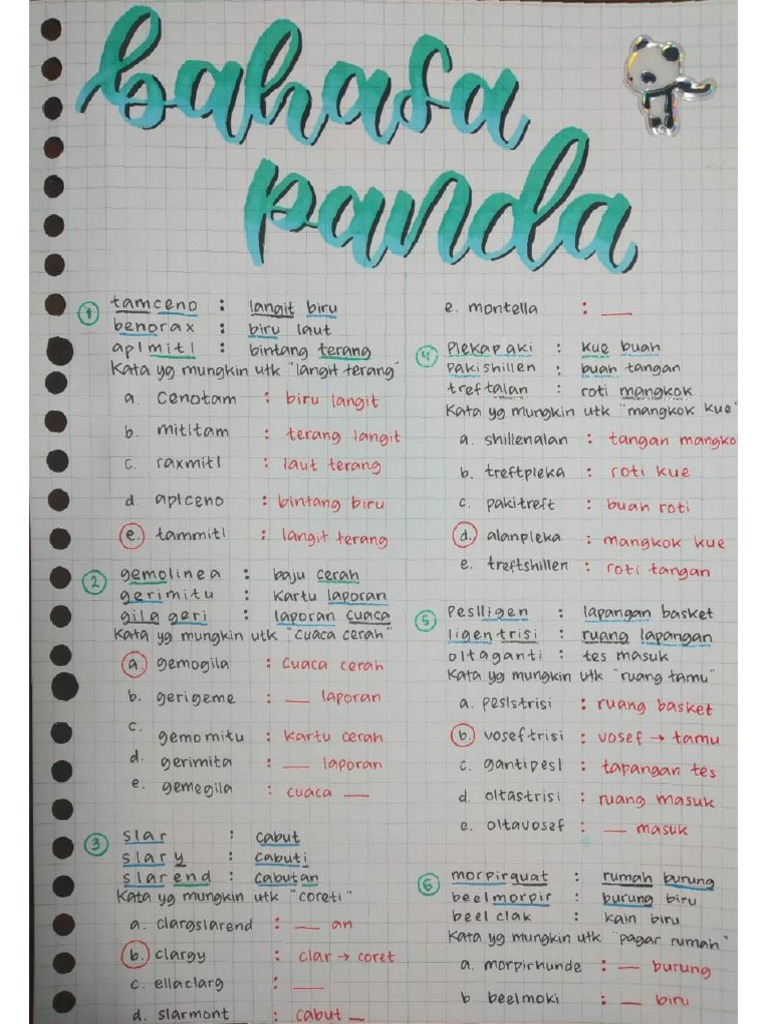 Bahasa Panda | PDF