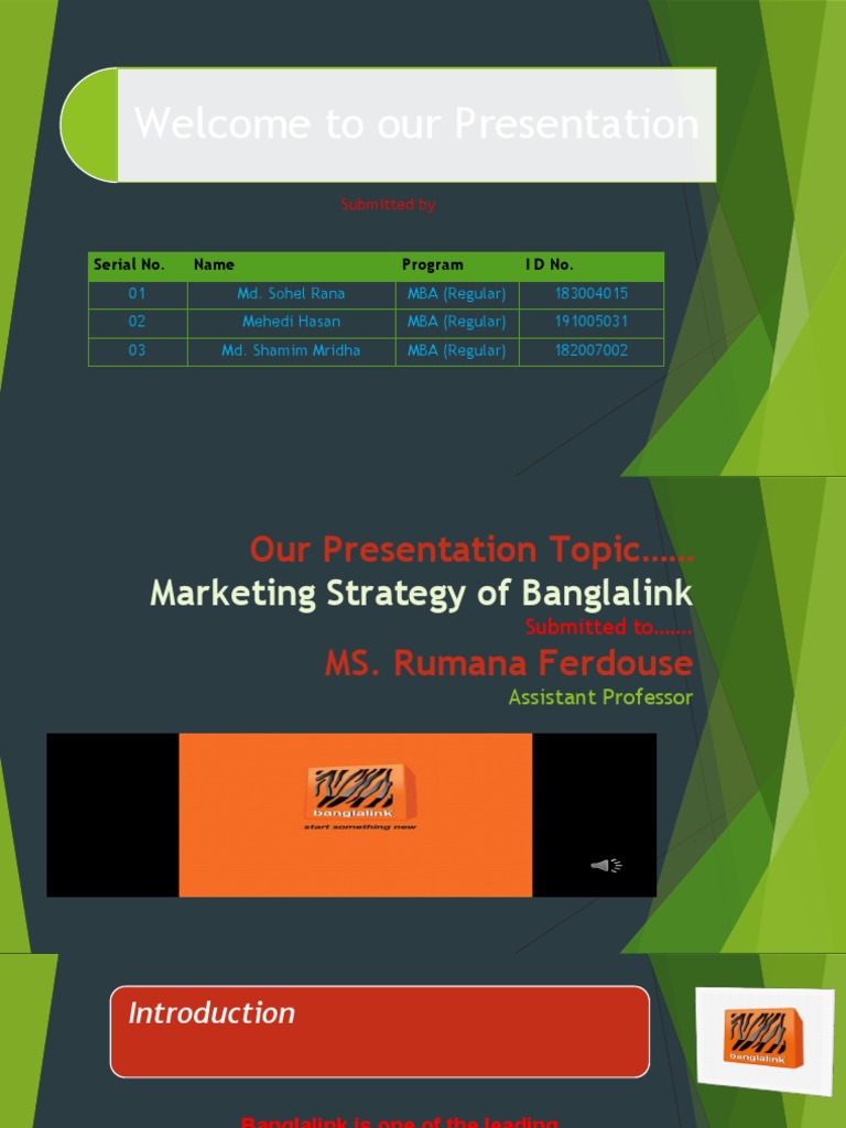 Maarketing Presentation | PDF | Business | Marketing