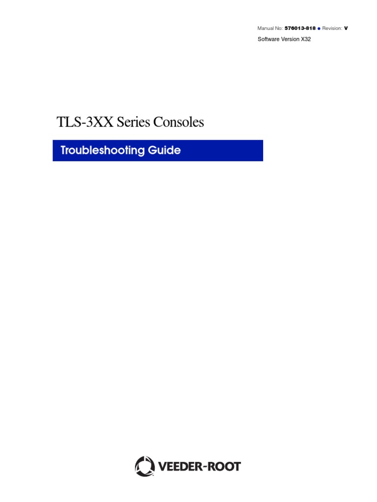 Tls 3xx Series Consoles Troubleshooting Guide Pdf Troubleshooting