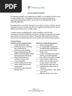 Sensory Processing Disorder Checklist | PDF | Odor | Somatosensory System