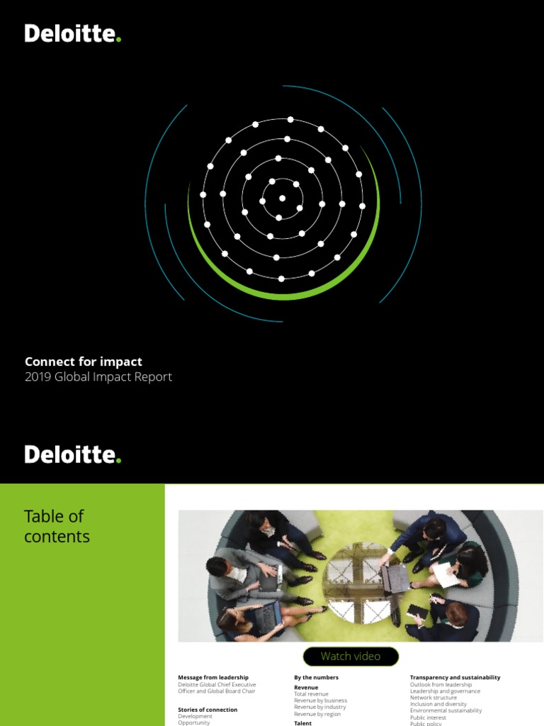 About Deloitte Global Report Full Version 2019 PDF | PDF | Audit ...