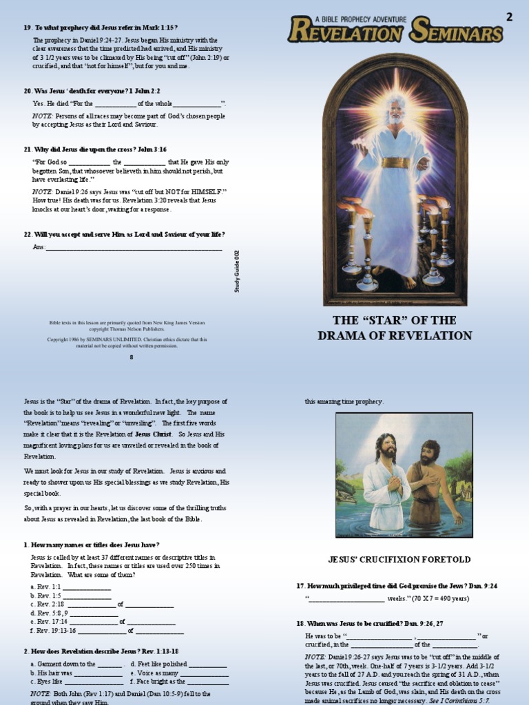 Revelation Seminar B02 | PDF | Lamb Of God | Crucifixion Of Jesus