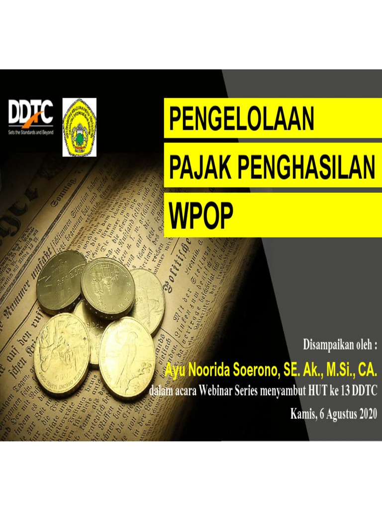 Materi PPH WPOP | PDF | Bisnis