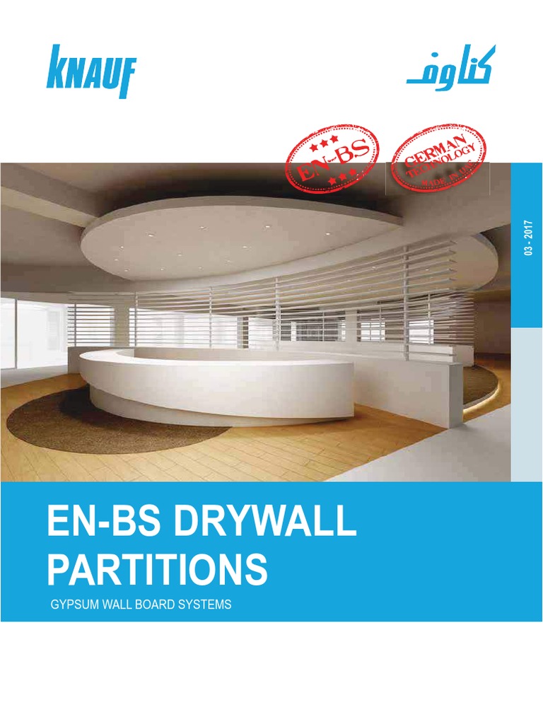 Knauf BS EN Partition Manual 1 | PDF | Drywall | Architectural Elements
