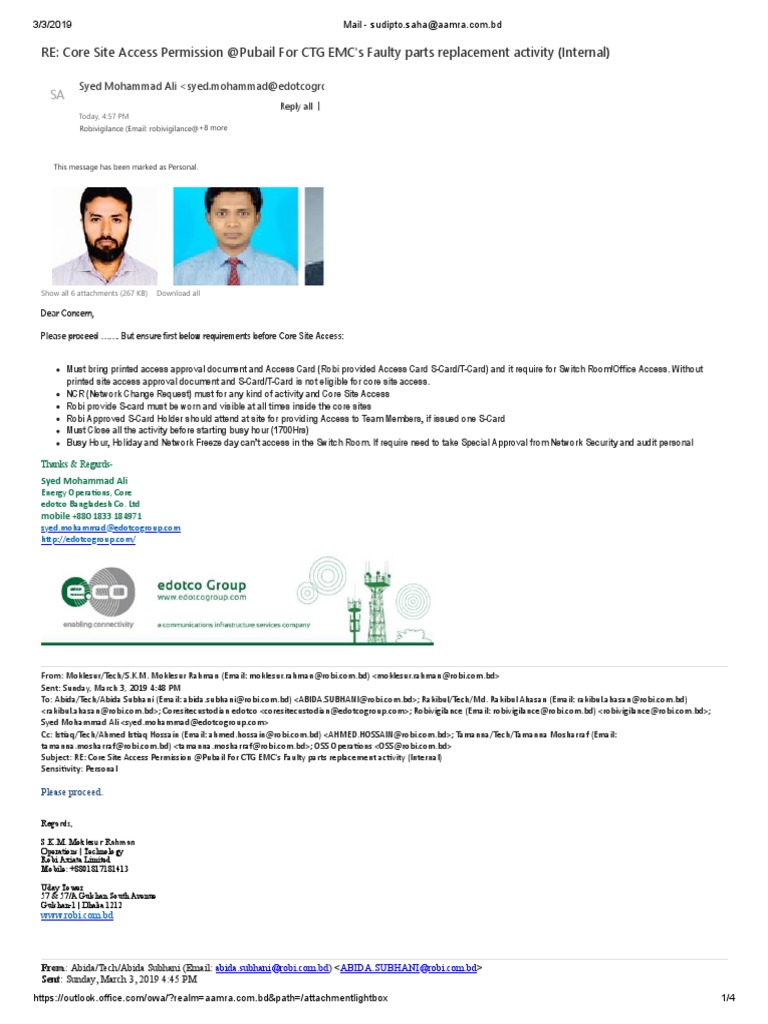 Mail - Sudipto - Saha@aamra - Com.bd | PDF | Computing | Computing And Information Technology