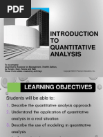 ch01 - Introduction To Quantitative Analysis | PDF | Level Of Measurement | Accuracy And Precision