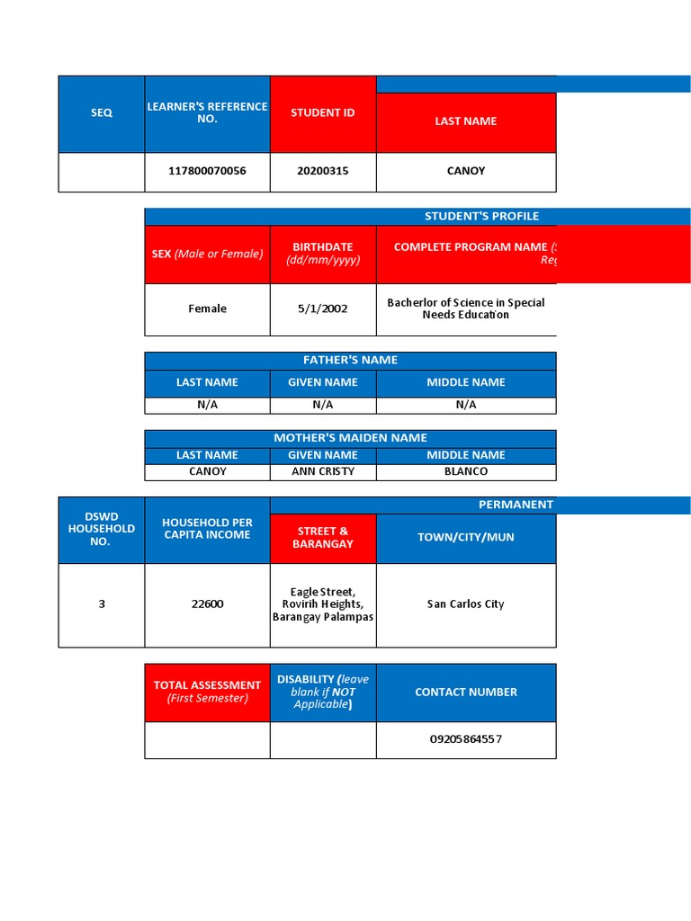 TES Application Form | PDF