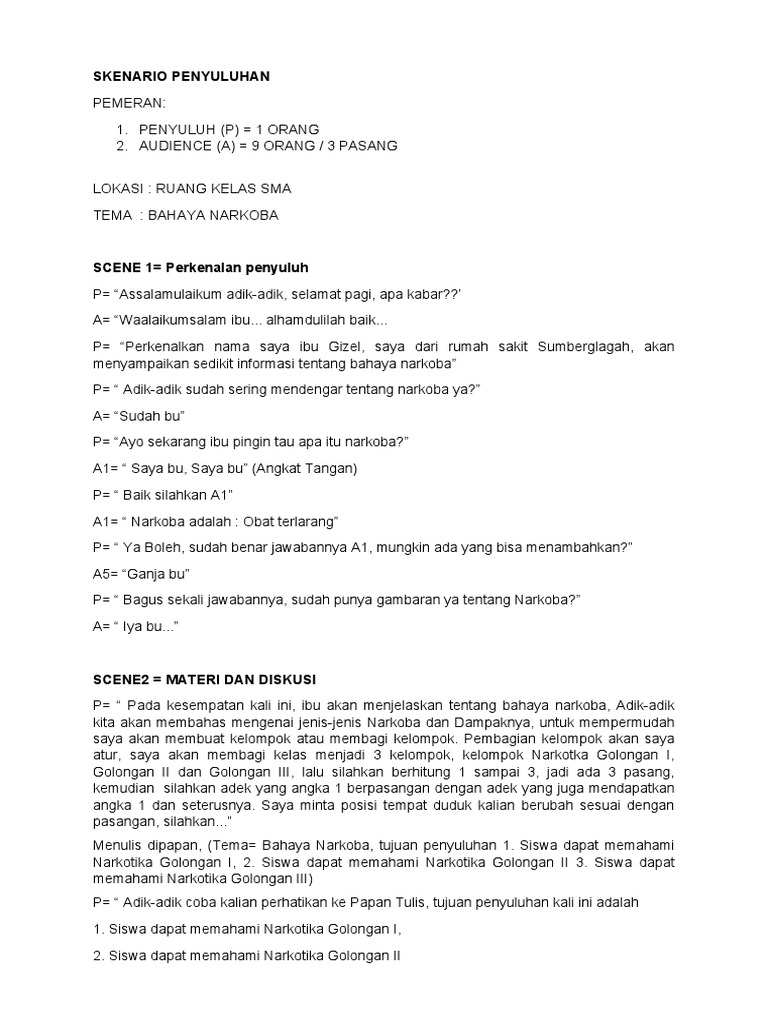 Skrip Penyuluhan Dengan Metode Cooperative Script | PDF