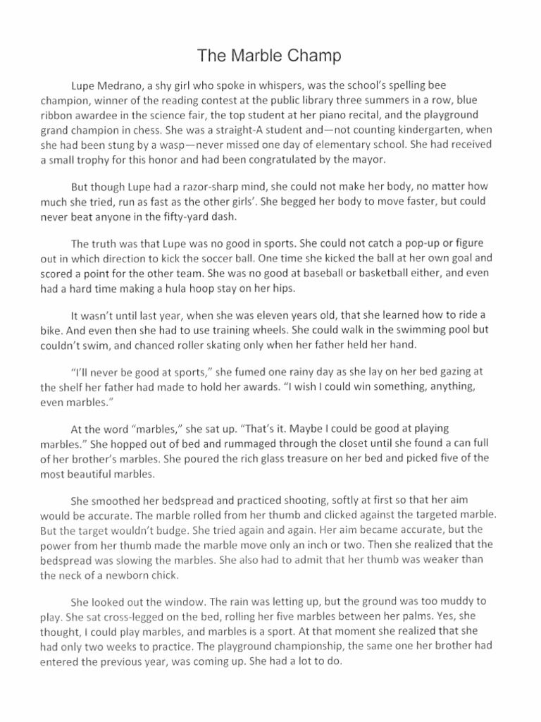 Marble Champ PDF | PDF