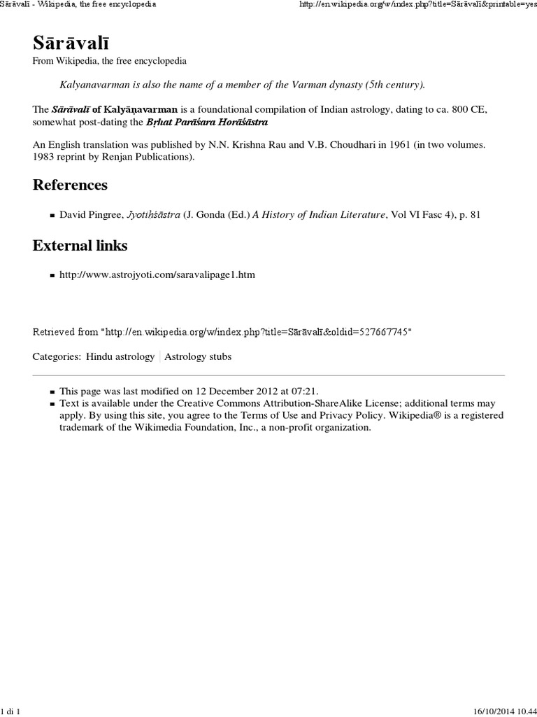 Saravali PP 1 | PDF | Philosophy | Foreign Language Studies