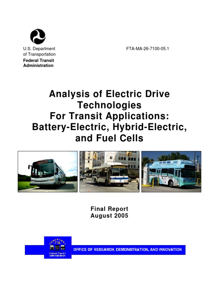 Analysis of Electric Drives For Transit Applications | PDF | Hybrid ...