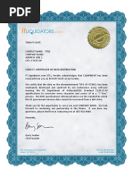 Purge Certificate for Data Destruction | PDF