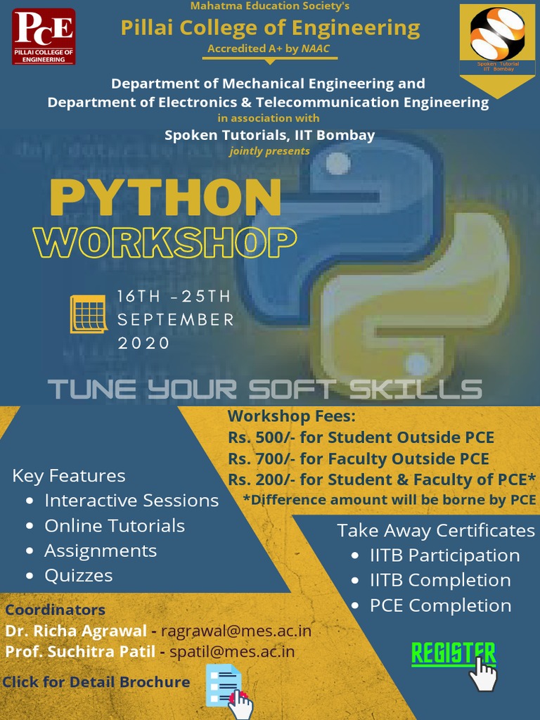 Python Workshop by IIT Bombay | PDF