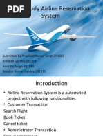 Airlines Reservation System Analysis and Design | PDF | Class (Computer ...