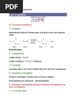 Les Lipides Simples : Glycérides, Cérides, Stérides | PDF | Cholestérol ...