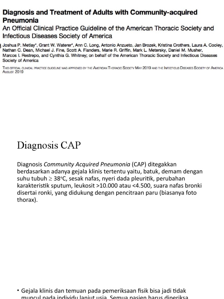 Guideline CAP | PDF