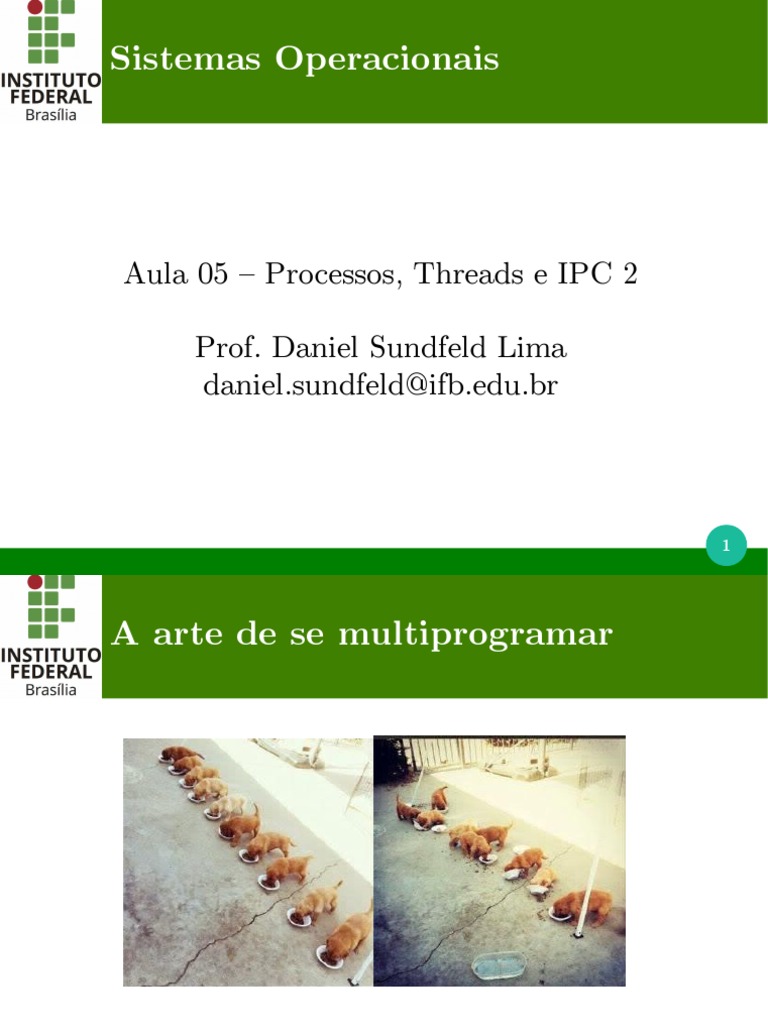 Processos e Threads 2 | PDF | Thread (informática) | Processo (informática)