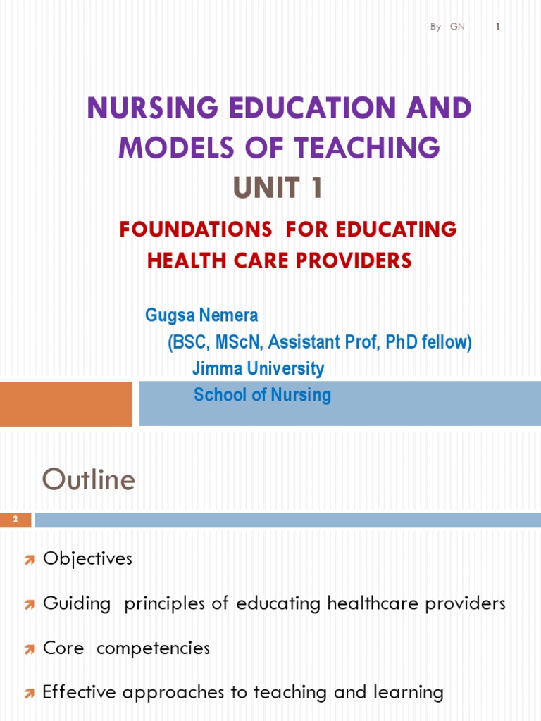 1.2 Foundations of Educating Health Care Providers PDF | PDF ...