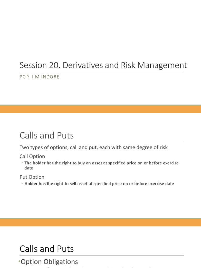 An In-Depth Look at Derivatives and Risk Management Strategies Through ...