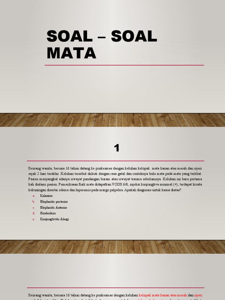 SoaL - Soal Mata | PDF