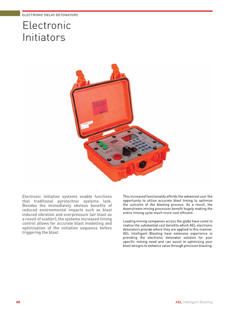 Ael Intelligent Blasting Differentitated Products Electronic Delay ...