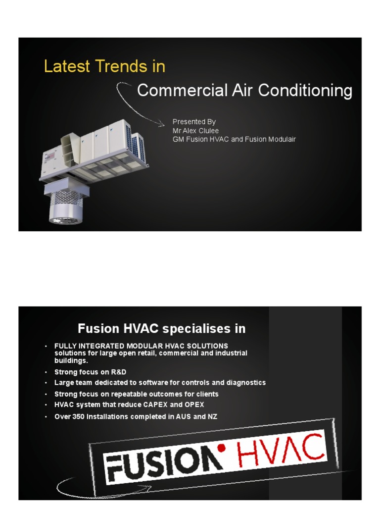 Fusion Modulair Daikin - VRV + Uma | PDF | Duct (Flow) | Heating ...