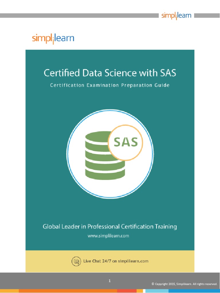 Data Science With SAS Ebook PDF | PDF | Sas (Software) | Analytics