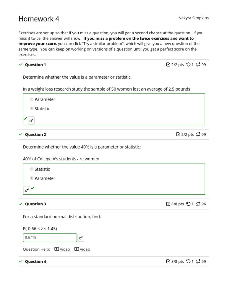 Lumen OHM 4 | PDF | Standard Score | Mean