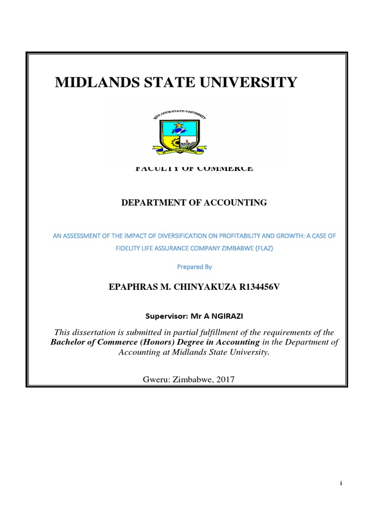 Epaphras Final Draft PDF | PDF | Strategic Management | Diversification ...