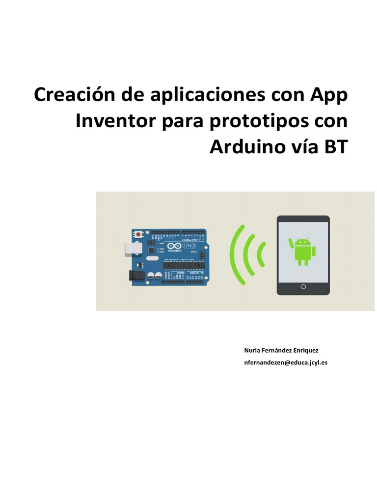 App Inventor y Arduino | PDF | Bluetooth | Aplicación movil
