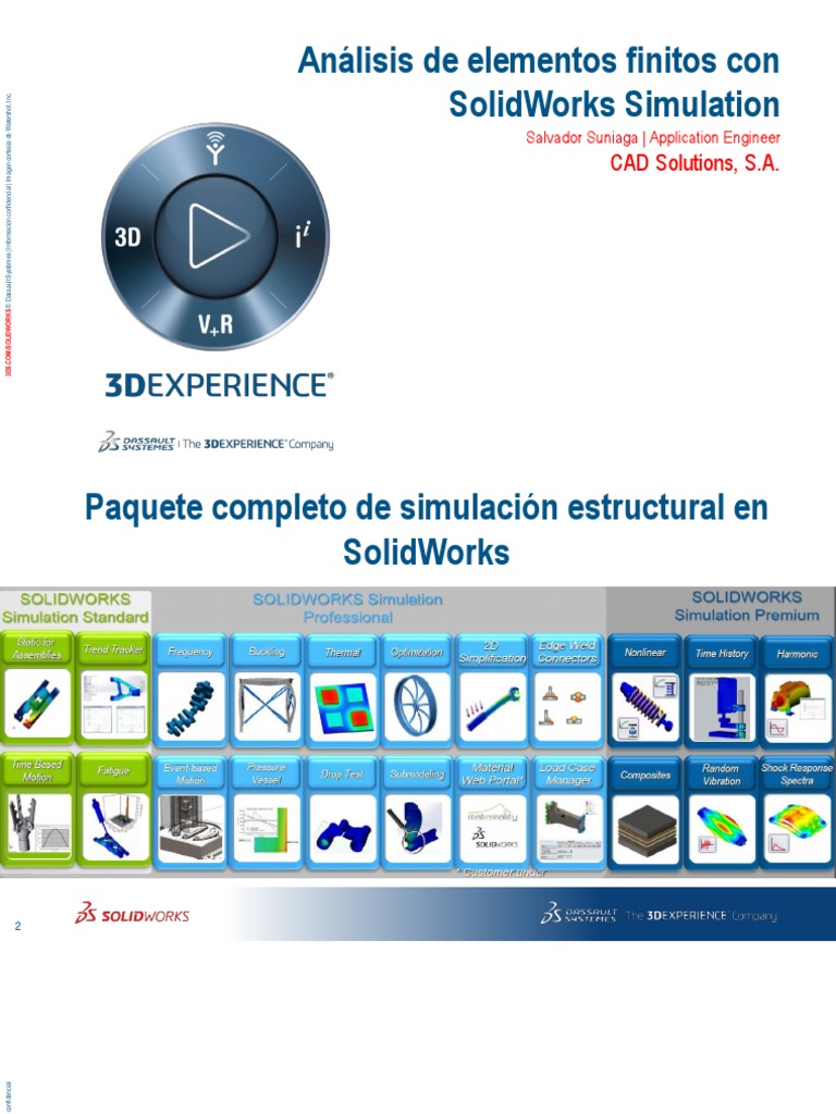 Solidworks Simulation Standard, Professional y Premium | PDF | Fatiga ...