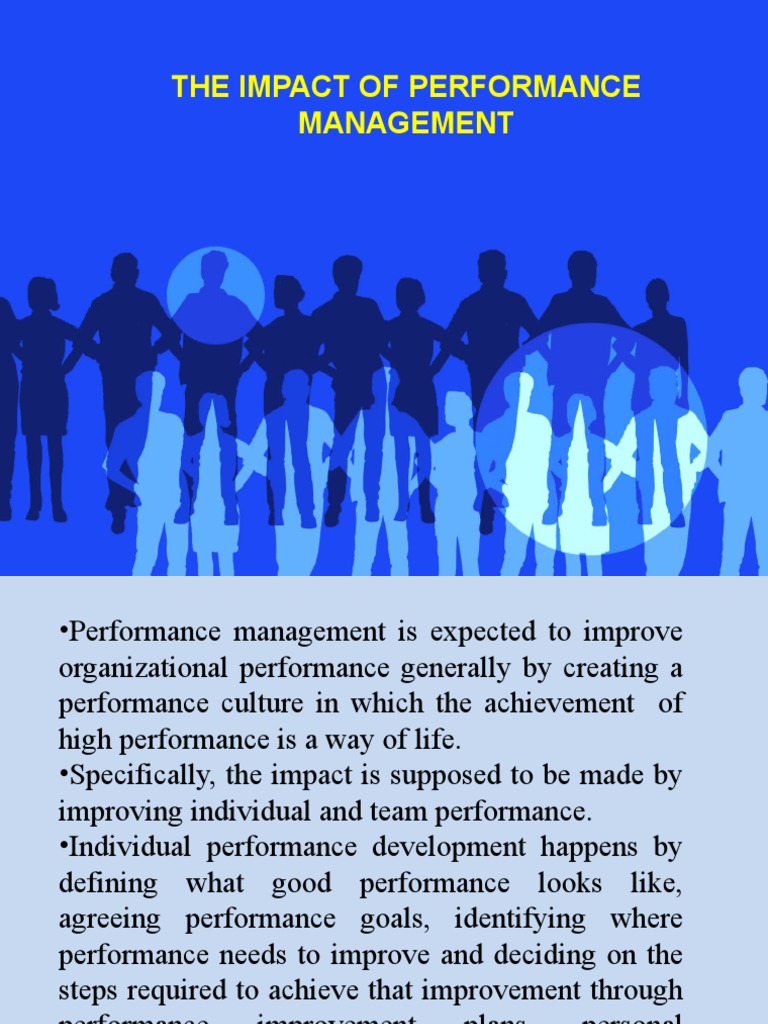 Impact of Performance Management | PDF | Human Resource Management ...