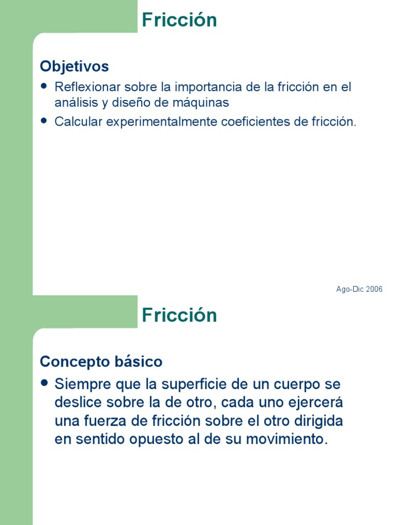 7 Friccion Seca | PDF | Fricción | Fuerza