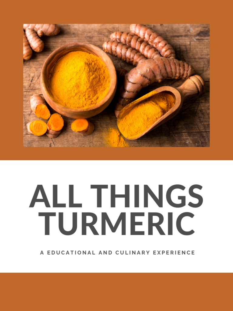 Official All Things Turmeric PPT Guidebook | PDF | Turmeric | Drink