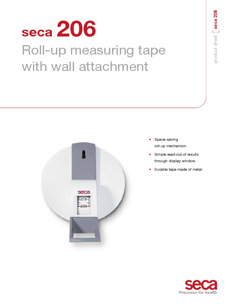 seca 206: A Durable and Space-Saving Wall-Mounted Measuring Tape | PDF ...