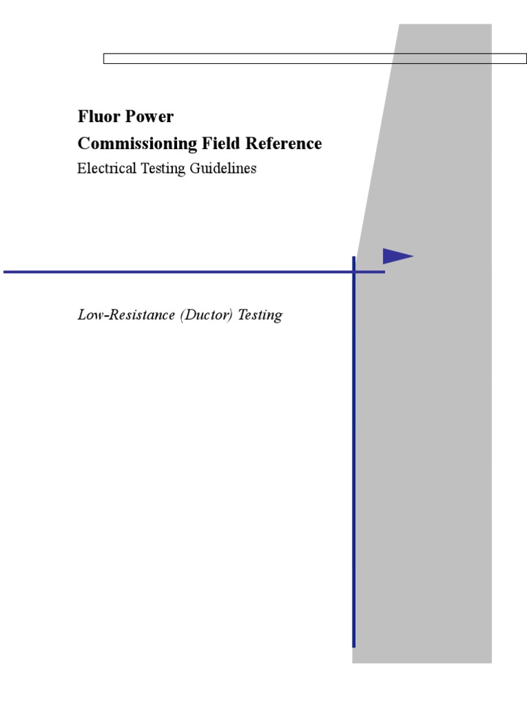 Low Resistance (Ductor) Testing 750 901 0205 Rev0 | PDF | Switch ...