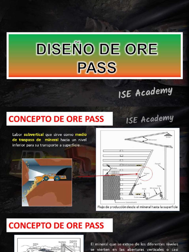 Diseño de Ore Pass | PDF