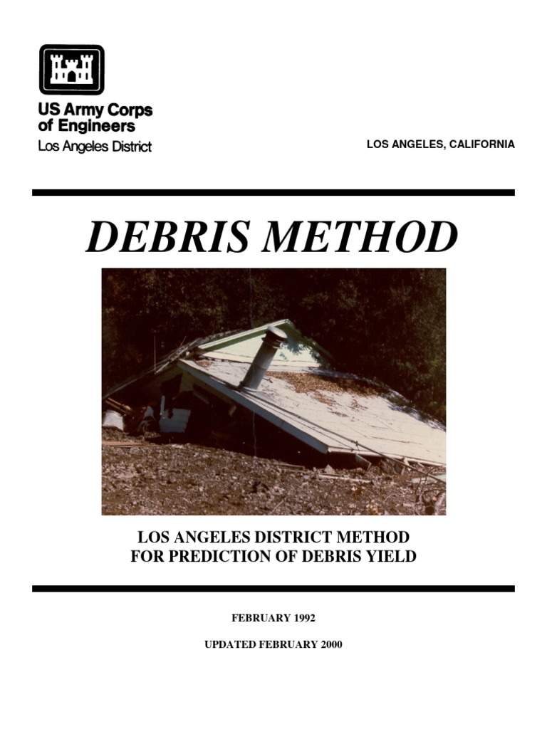 Debris Yield Prediction Method Update | PDF | Dependent And Independent ...