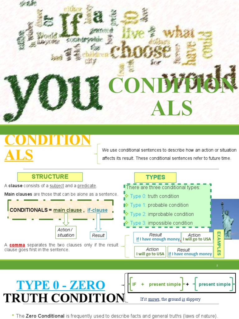 Conditionals Explanation | PDF | Clause | Sentence (Linguistics)