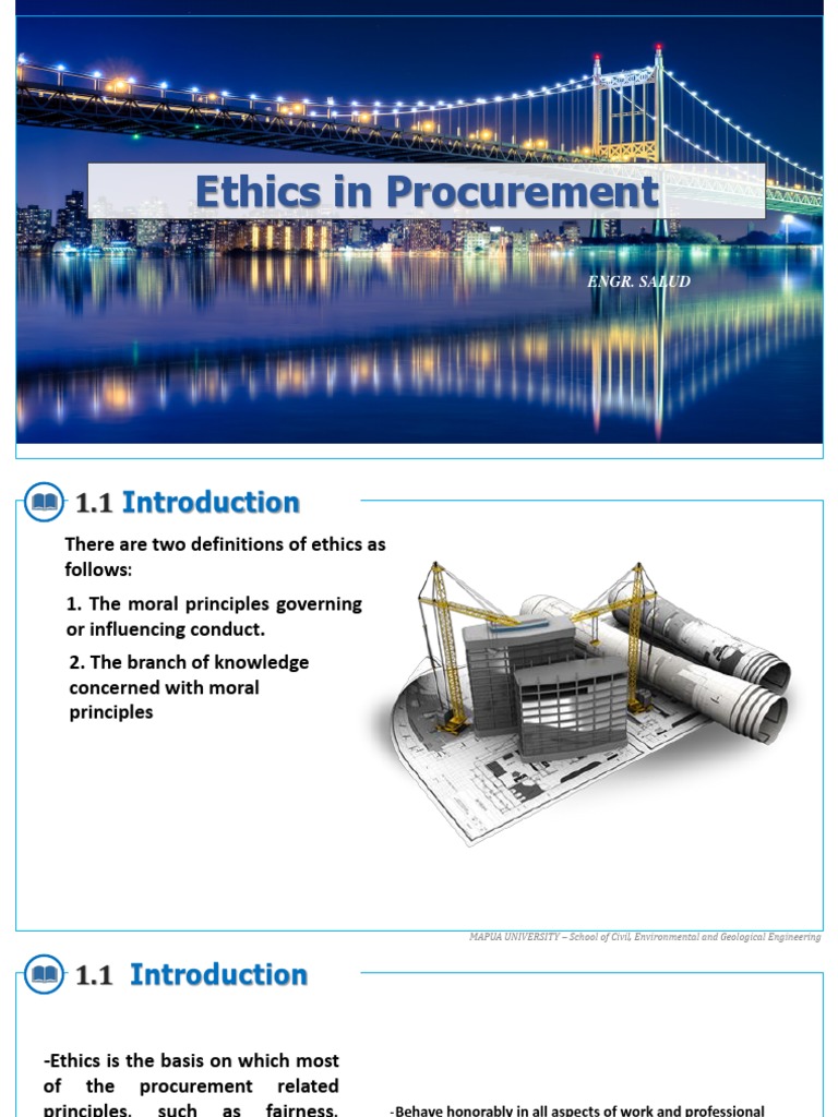 CEM132 - Ethics in Procurement | PDF | Conflict Of Interest | Integrity