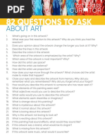 Writing Prompts For Art | PDF | Paintings | Emotions