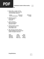 Expresiones de Cortesía y Saludos | PDF