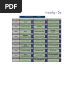 Insanity Deluxe Workout Calendar | PDF | Physical Exercise | Weight ...