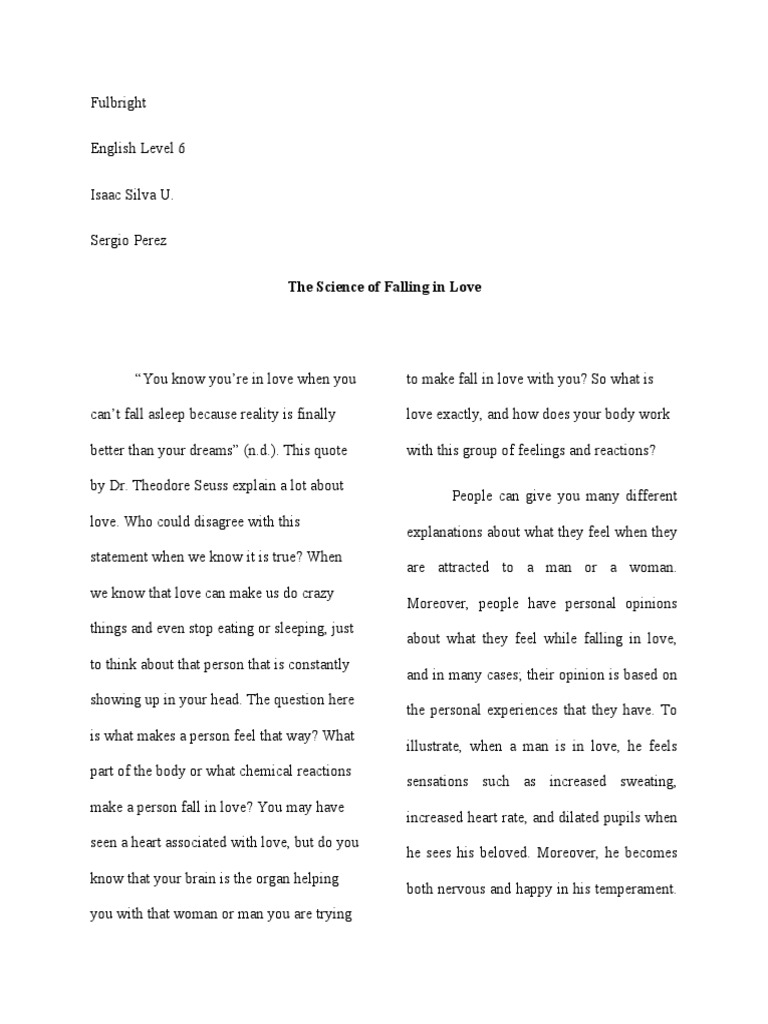 The Science of Love | PDF | Romance (Love) | Reward System