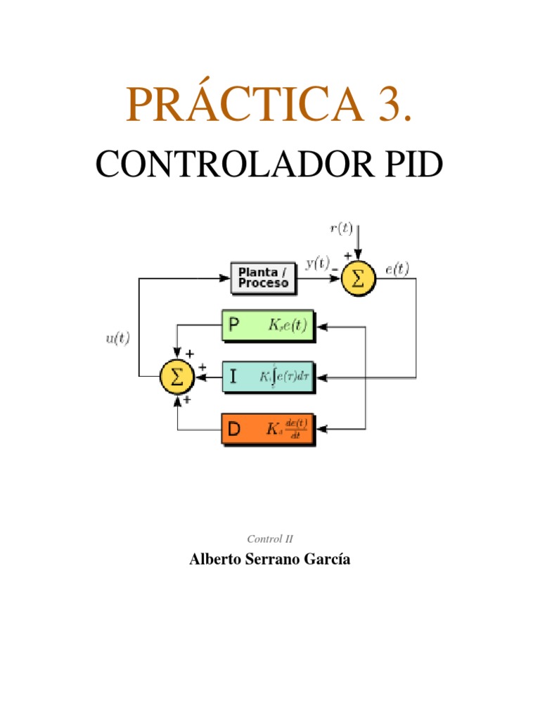 Práctica 3.: Controlador Pid | PDF | Física | Electricidad