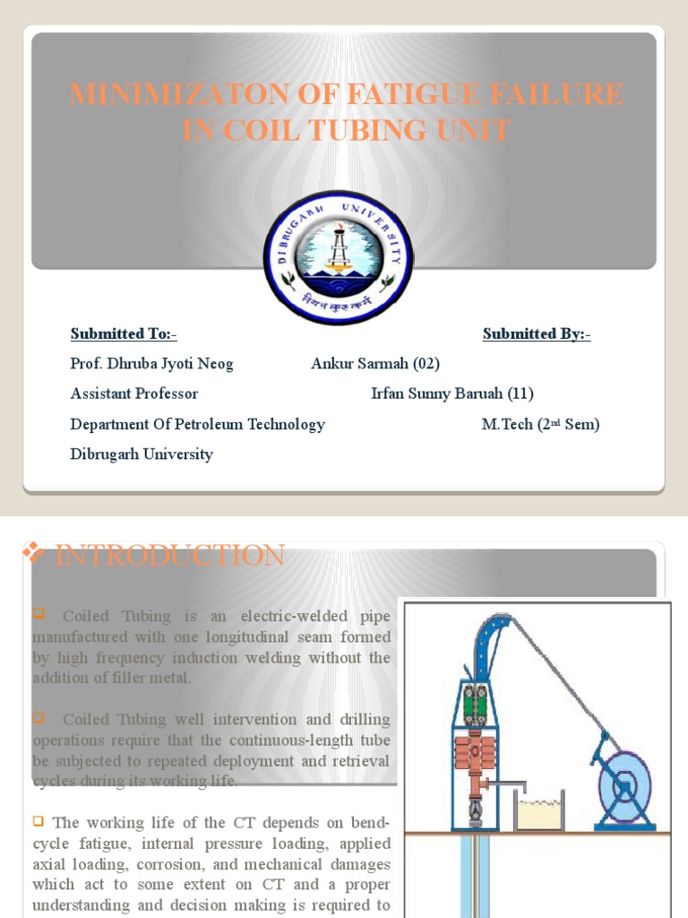 Minimizaton of Fatigue Failure in Coil Tubing Unit | PDF | Deformation ...