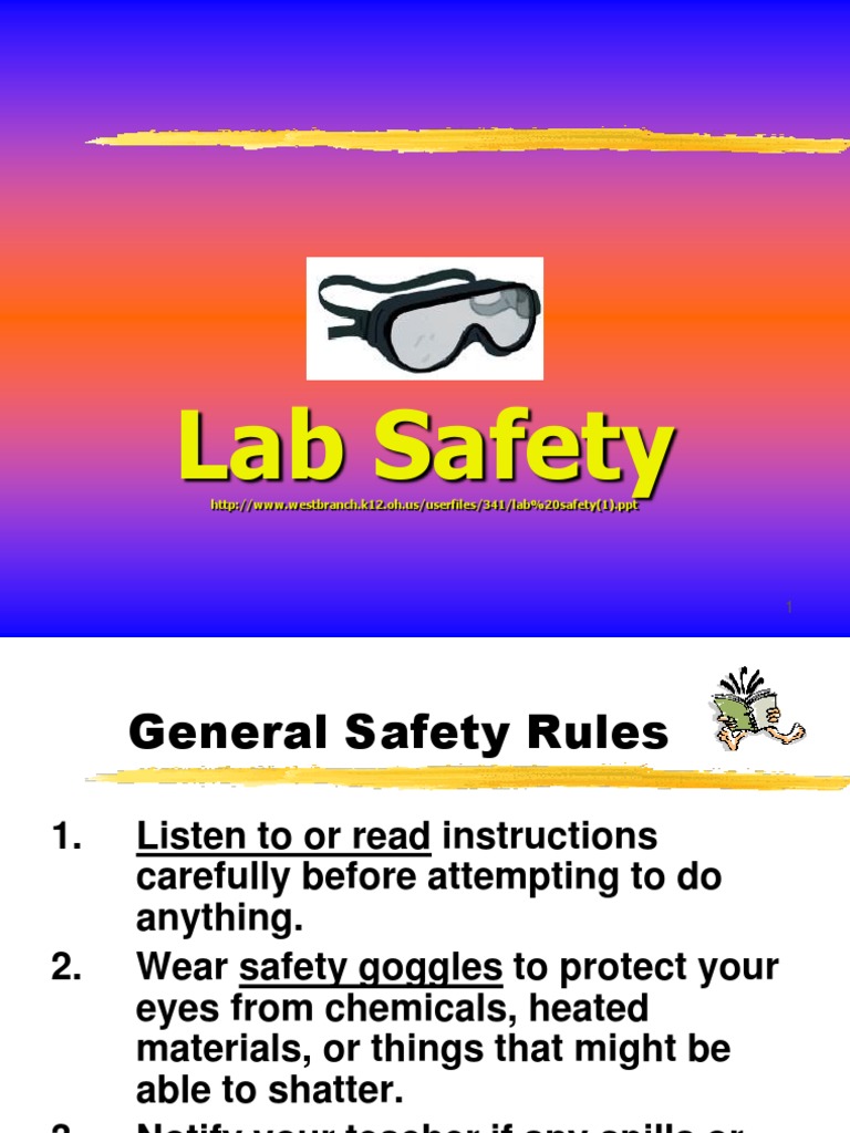 Lab Safety | PDF | Laboratories | Nature
